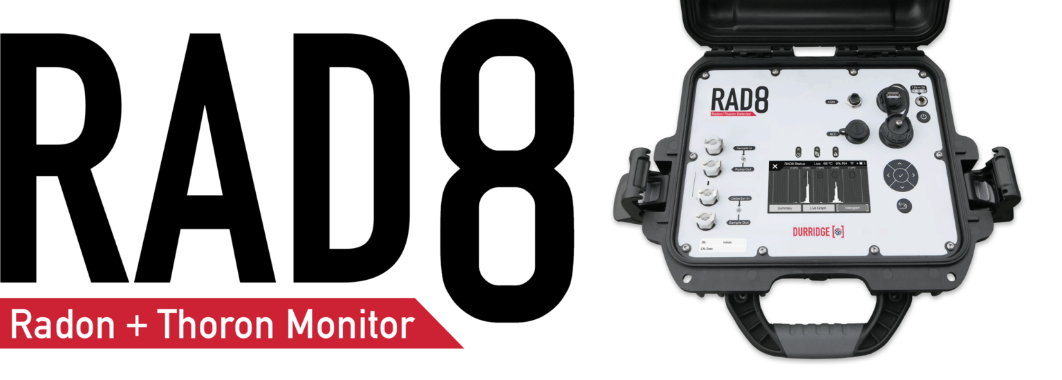 RAD8 Radon Monitor - DURRIDGE Scientific Research radon detectors